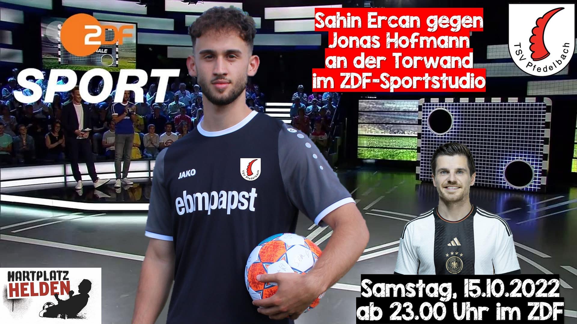 Sahin Ercan am Samstag an der Torwand im ZDF Sportstudio!!! - TSV ...
